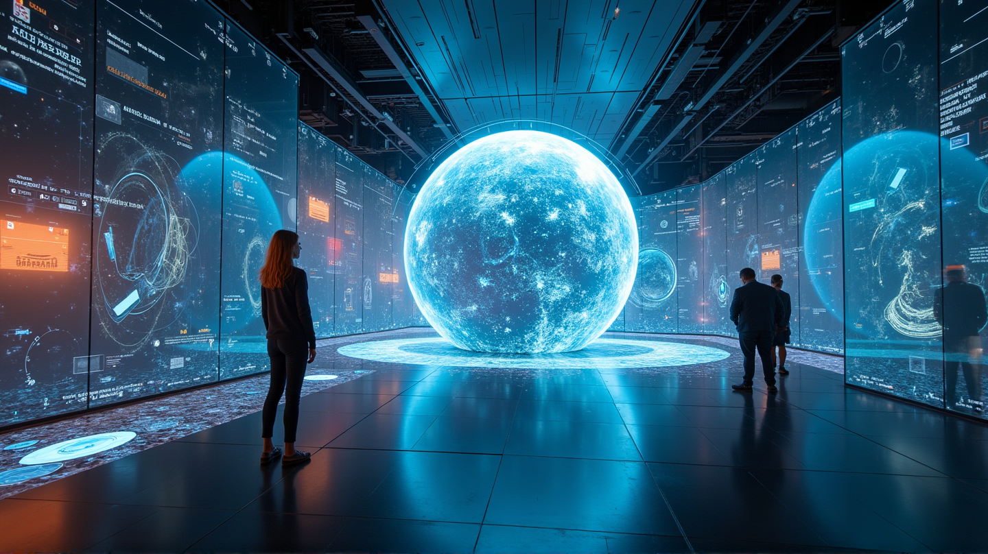 Revolutionary 3-D Displays: A Touch of Futuristic Reality