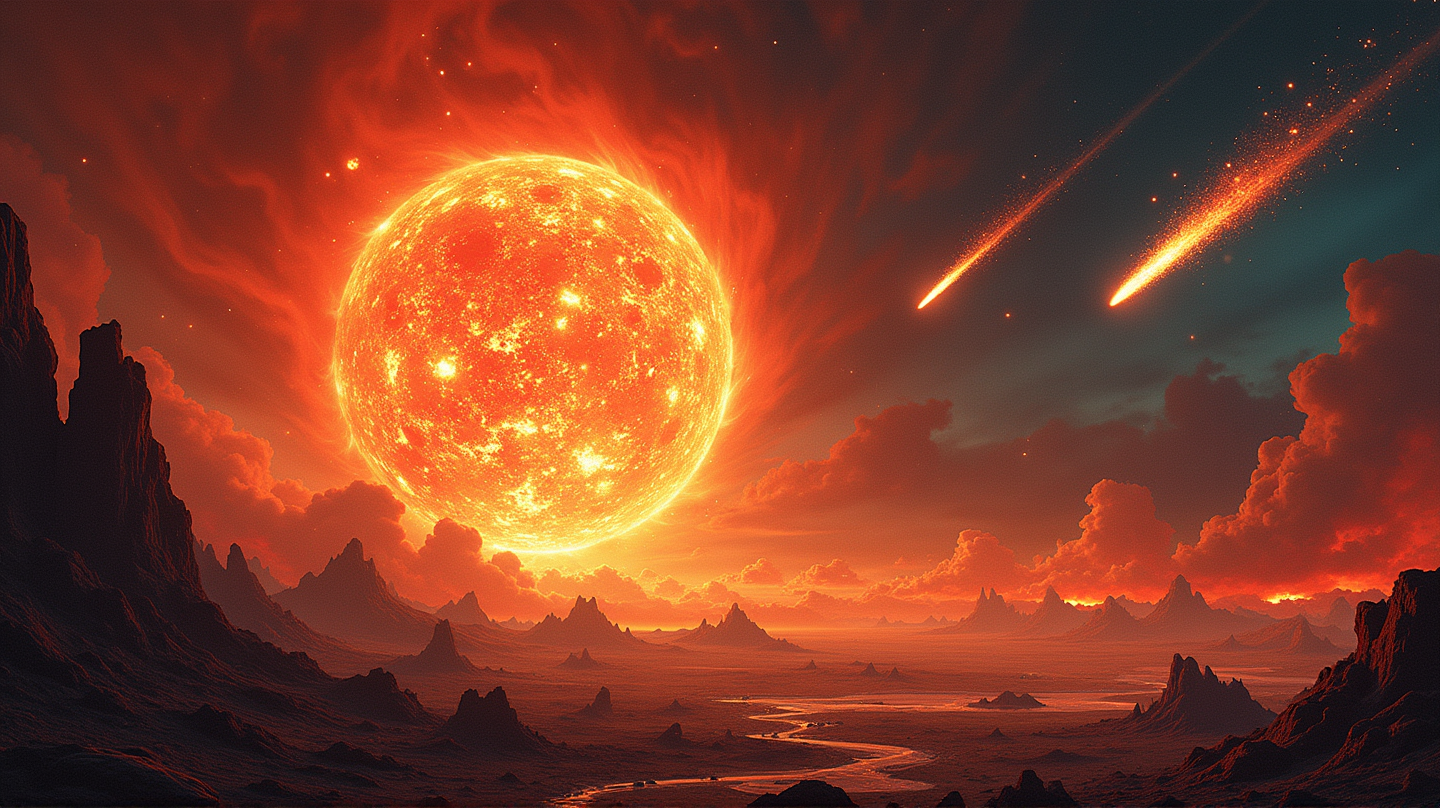 Heavenly Drama: Exploding Comets, Solar Storms, and Prehistoric 'Hell Pigs'